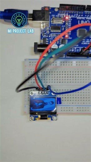 Mini OLED Display with Arduino UNO #shorts#trendingshorts#trending#project