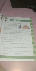 A. Complete the passage using and, but or or. Anaya _ Ruby are... | Filo