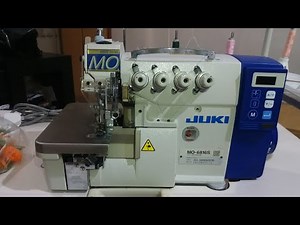 Juki MO 6816s 5 Thread Overlock Machine Unboxing And Installation.