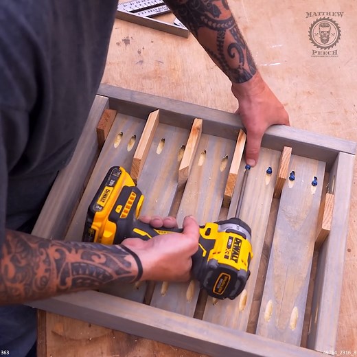 Building a Handy Slide Under Table for the Sofa | Matthew Peech Woodworking And DIY