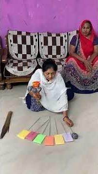 Using kitchen items bouquet making - Creative use of Savarani