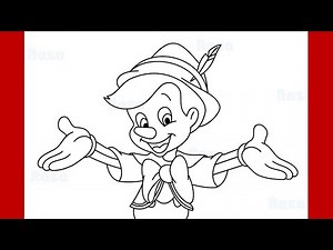 How to Draw Pinocchio Step by Step Drawing