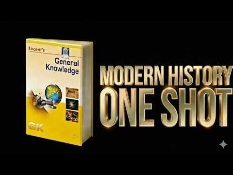 Modern Indian History One Shot (Lucent GK) 🔥 | Complete Syllabus | SSC & Railway