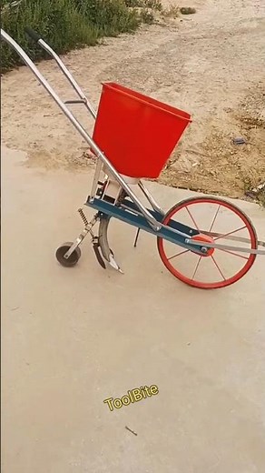New Multifunctional Hand-Push Seeding & Fertilizing Machine | For Corn, Peanuts, Soybeans & More