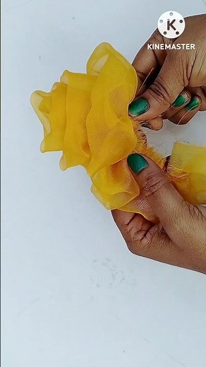 Cloth flower making | how to make a beautiful Rose