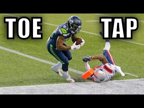 NFL Best "Toe Tap" catches