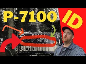 WHICH P7100 PUMP DO I HAVE ???????????????????????