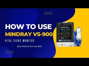 How To Use Mindray Vital Signs Monitor VS-900 Setting and a Full Tutorial #unboxing #Ecg #medical
