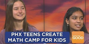 Phoenix teens create summer camp for kids struggling with math