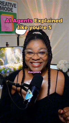 Kedasha Kerr - AI Literacy • Tech on Instagram: "AI Agents are here and while you're chatting with chatbots, someone else is automating their entire work and business with ai agents. Knowing what they are and how to build them is so important, especially going into 2026. Want to learn all about agents? Sign up for my free AI Literacy course. Comment "PROMPTY" and I'll send you the link to start learning 💕 --- ✨ About me: I'm Kedasha, AI educator working in Big Tech. I went from social worker to