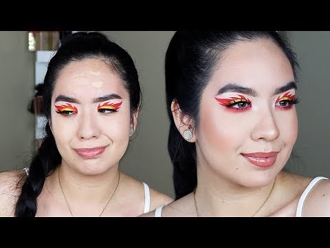 FIRE MAKEUP TUTORIAL | Lesly Vanessa