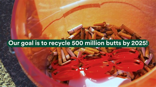 14 reactions | 10 years ago, we created the Cigarette Waste Free Recycling Program to pioneer the recycling of cigarettes. By recycling them, we’re helping to keep this litter out of our landfills, parks, and waterways. Help us reach 500 million butts recycled by 2025: https://bit.ly/3po5ZUE | TerraCycle US | Facebook