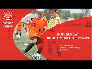 Webinar - Happy Birthday? The relative age effect in sport