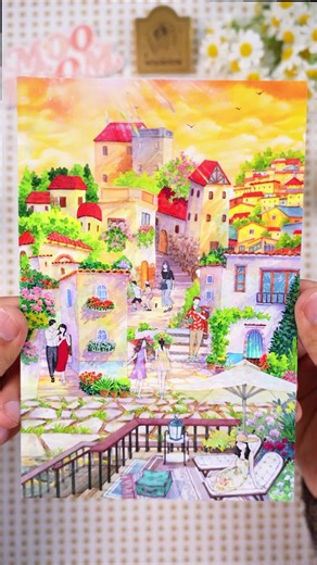 Hot summer town 🥵 🔍 Materials used: 1.【ZERO】Sky & Grassland Landscaping Tape -27 2.【ZERO】Roads/Walls/Floor/Steps Landscaping Tape - H/60 3.【ZERO】Weather-themed Landscape Tape - 05 4.【ZERO】City/Building Landscaping Tape -O/41 5.Miniature Character Theme PET Tape 6.【HZTM】Flowers Bloom by the Courtyard Landscaping Tape #asmr #scrapbook #scrapbooking #artjournal #artjournaling #creativejournal #creativejournaling #asmrjournal #aesthetic #journalinspiration #journalideas #paperlover #sticker #stick