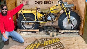 517K views · 7.5K reactions | I Found this awesome 1969 Rokon its a rare 2wd motorcycle that is owned by Ed from Matts offroad recovery, It was shipped 2500 miles for us to try and get it running and getting it ready to be fully restored. | Bikes and Beards | Facebook