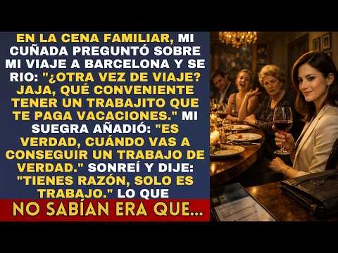 Mi Familia Política Se Burló de Mi "Trabajito" — Hasta Que Me Vieron Dando la Conferencia