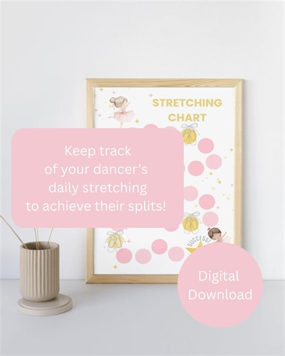 Ballet Splits Stretching Tracker, 30 Day Challenge (digital Download) - Etsy Australia