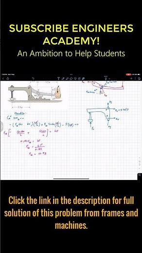 Frames and Machines | Structural Analysis | Engineers Academy