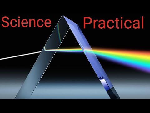 How to make Rainbow 🌈 by Prism Science Practical 👍|