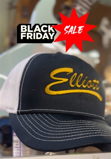 BLACK FRIDAY MERCH SALE! We have NEW MERCH! Use the code ELLIOTT2025 in our online store at elliottguitarsnc.com to get 25% off today through Cyber Monday on all of our Elliott Guitar merch! *Sale ends Monday. Merch only. Sale does not include guitars, amps, or pickups. #blackfridaydeals #blackfridaysale #elliottguitars