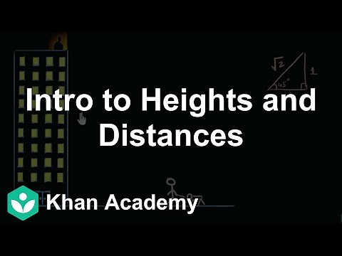 Intro to heights and distances | Applications of trigonometry | Class 10 | Maths | Khan Academy