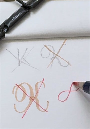 POV: Letter K #writing #letter #handwriting #calligraphy #brushpen