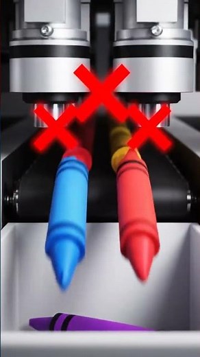 How Crayons Get Their Perfect Point | 56 Seconds