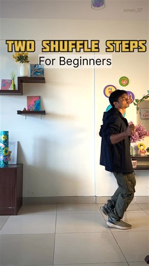 Sovan Pattnaik | Lets learn😍 two shuffle steps 1. Mashed potato 2. W step Follow for more shuffle steps😍thank you!! #sovan #shuffle #shuffletutorial... | Instagram