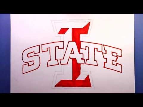 How to draw the Iowa State Cyclones Logo Part One