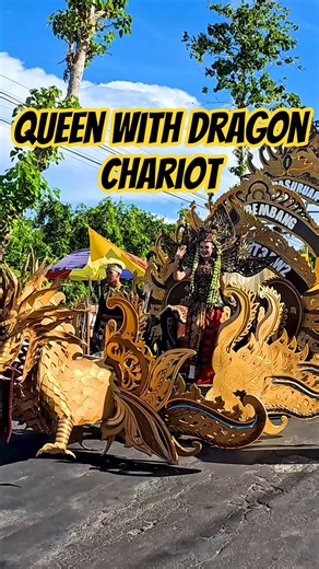 The Queen Rider of the Dragon Chariot — powerful, majestic, and absolutely stunning in the carnival