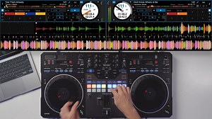 Introducing the Pioneer DJ DDJ-REV5 .Large jog wheels and MAGVEL FADER for dynamic scratching Scratch .Scratch-style layout for open-format freedom .Dedicated buttons for easy Stems control .Stems Mute/Solo .Stems Separation .Use the EQ knobs to adjust the volume for separate Stems of a track. .New Auto BPM Transition for smooth mixing . €1,099 including VAT / $1,099 excluding tax / £939 including VAT Watch the mix: https://youtu.be/BXepGJgDGh0 | Crossfader