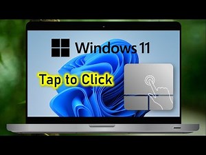 Turn on Tap to Click in Windows 11