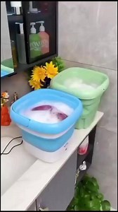 65K views · 2.3K reactions | Introducing our Portable Folding Washing Machine!  Perfect for small spaces, camping trips, and busy lives. Get the power of effortless cleaning in a compact form. Say goodbye to laundry woes and hello to space-saving ease! ✈️ Order now and experience the future of laundry! | Homducts | Facebook