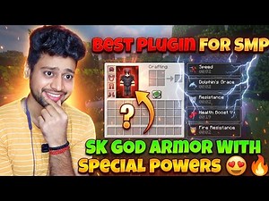 SKGodArmour Plugin Tutorial 🔥 | Best Plugin For Minecraft SMP | Minecraft Plugin Tutorial
