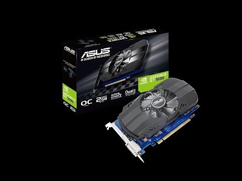 ASUS PH-GT1030-O2G Graphics Card Unboxing and Overview