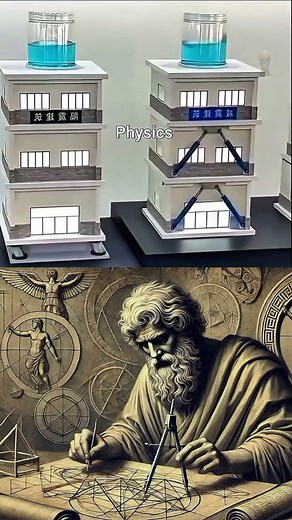 😱How Physics Saves Buildings from Earthquakes 🌍⚡#physicsexperiment#phymathszone#shorts