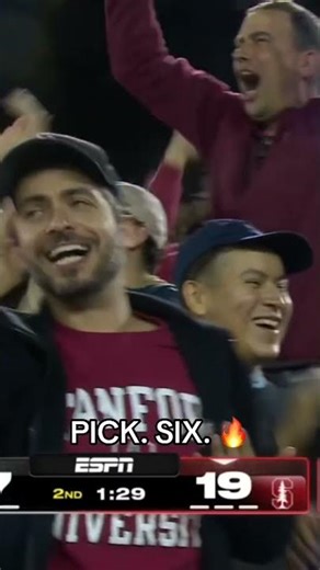 PICKED… and pocketed six points for Stanford 🔥 #stanford #collegefootball #cfb #accfootball