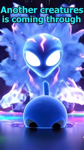 Neon Jelly Portal 👽✨ | Scary Liquid Door Reveals Alien Pet | UK Shorts