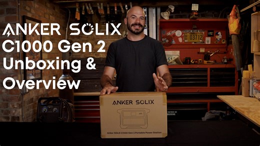 Complete Review | Anker SOLIX C1000 Gen 2 – Fastest Charge & Longest Backup Introducing the Anker SOLIX C1000 Gen 2 – your ultimate portable power station! ✅UltraFast Recharging: 0–100% in just 49 minutes ✅Compact & Portable: 14% smaller and 11% lighter than before ✅Massive Output: 2000W with up to 600W solar input ✅Long-Lasting: 4000 cycles 5-year warranty ✅Reliable Backup: 10ms UPS for instant power switch ✅Quiet Operation: as low as ≤20dB ✅Versatile: 10 ports to power all your devices ✅Smart 
