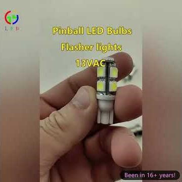 Original pinball parts factory bulk supply pinball LED bulbs #906 and #89 flasher lights