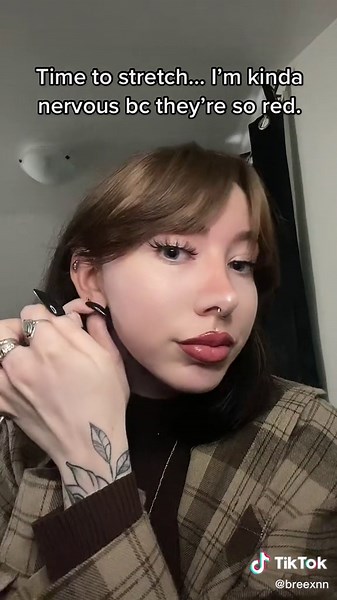 I stretched them awhile ago but forgot to post I’m doing terrible with this series so far lol #stretchedears #earstretchingjourney #earstretching #deadstretching