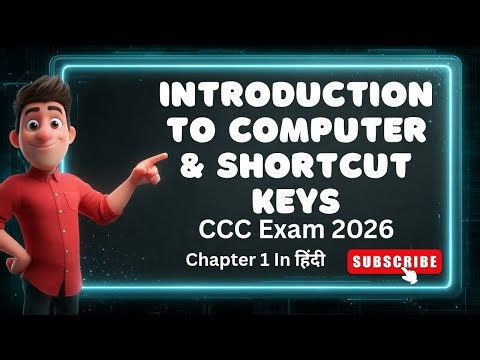 LIVE: CCC Chapter 1 Introduction to Computer | Shortcut Keys & Basics | CCC Exam 2026