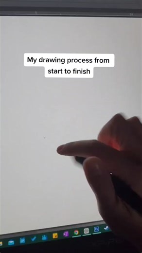 Drawing Realistic Jungle Tree Process