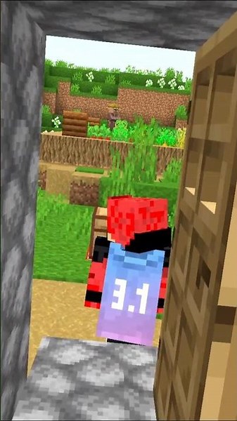 I Built a Secret Trap House in Minecraft 🏠 (Creeper + Lava Hidden!)