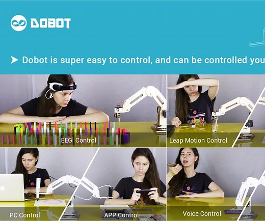 How to Control a Arduino Controlled Robotic Arm of Dobot Team