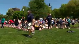 Volunteers planted more than 37,000 flags on the Boston Common. Each flag honors a fallen hero from Massachusetts. https://cbsloc.al/2IIkgS3 | WBZ / CBS News Boston