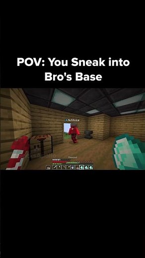 Minecraft Sneaking Moment