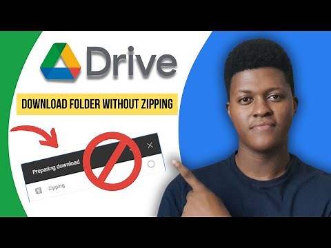 How To Downlod Folder Without Zipping From Google Drive (2025)