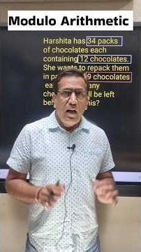 Modulo Arithmetic Trick 🔥 | Class 12 Applied Maths #Shorts