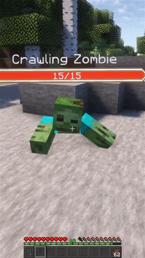 Minecraft I.Z.A. Mod: Crawling Zombie